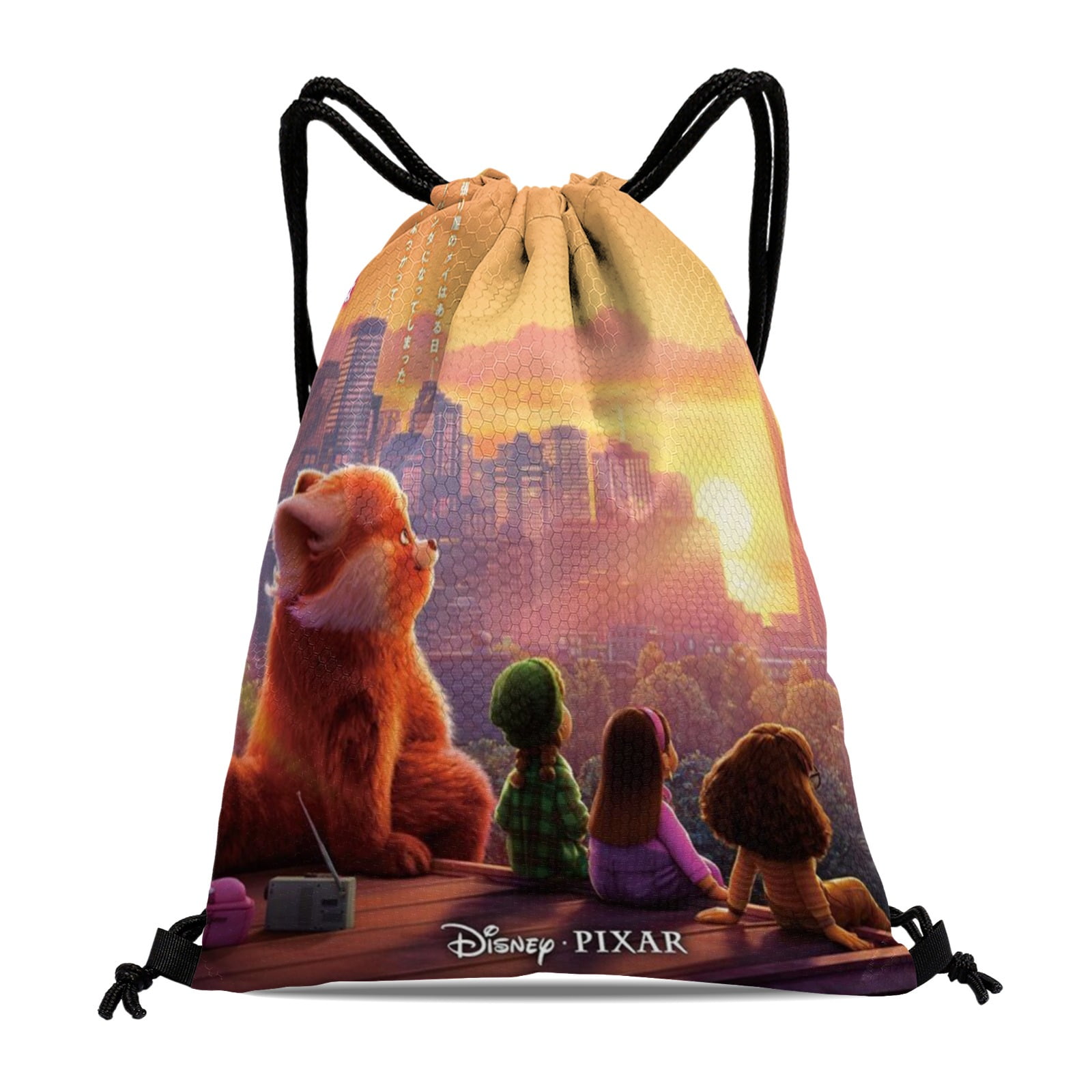 Turning Red Waterproof Drawstring Sack:Perfect for fitness, hiking ...