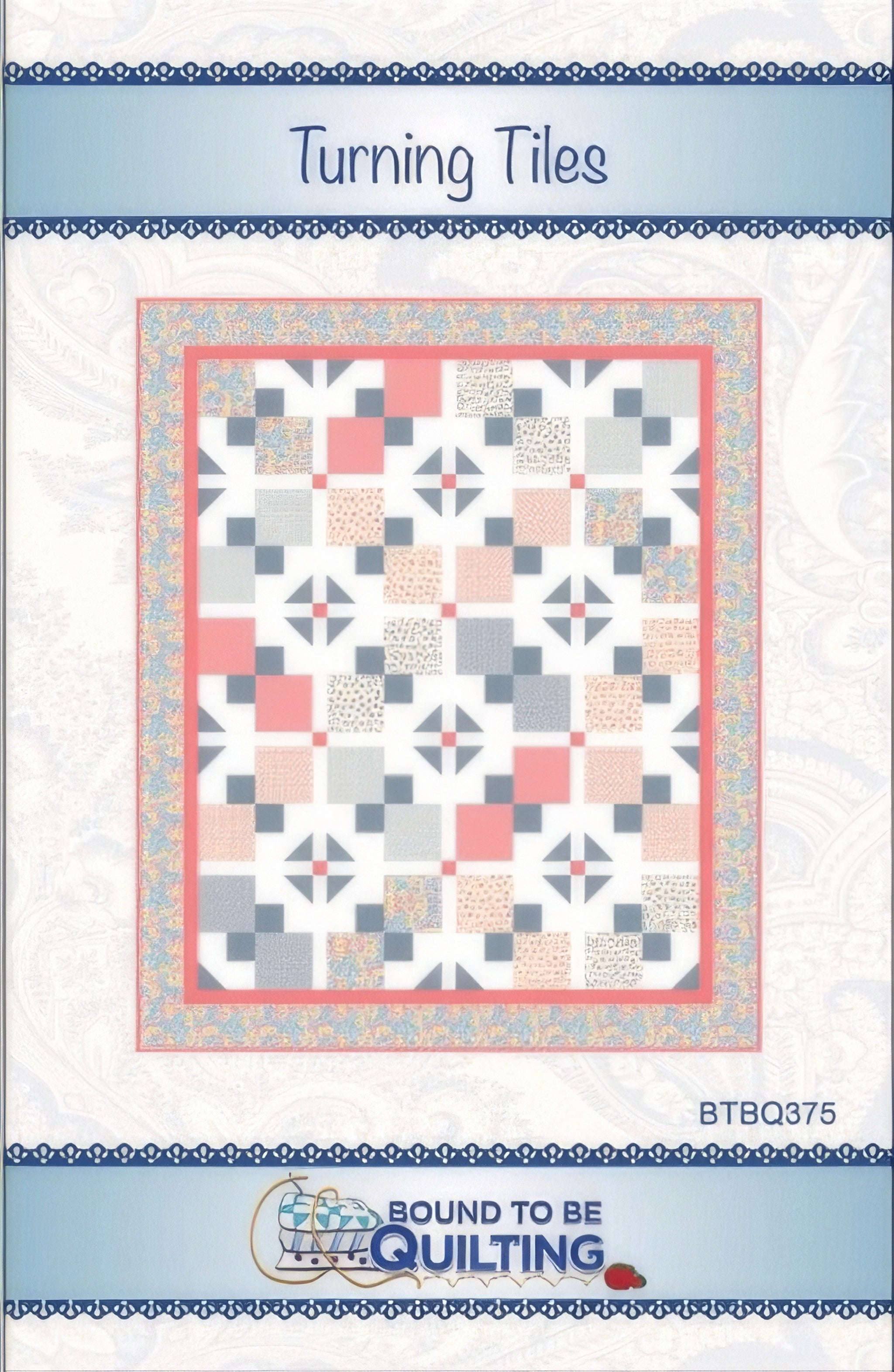 Turning Tiles Quilt Pattern by Bound to Be Quilting - Walmart.com