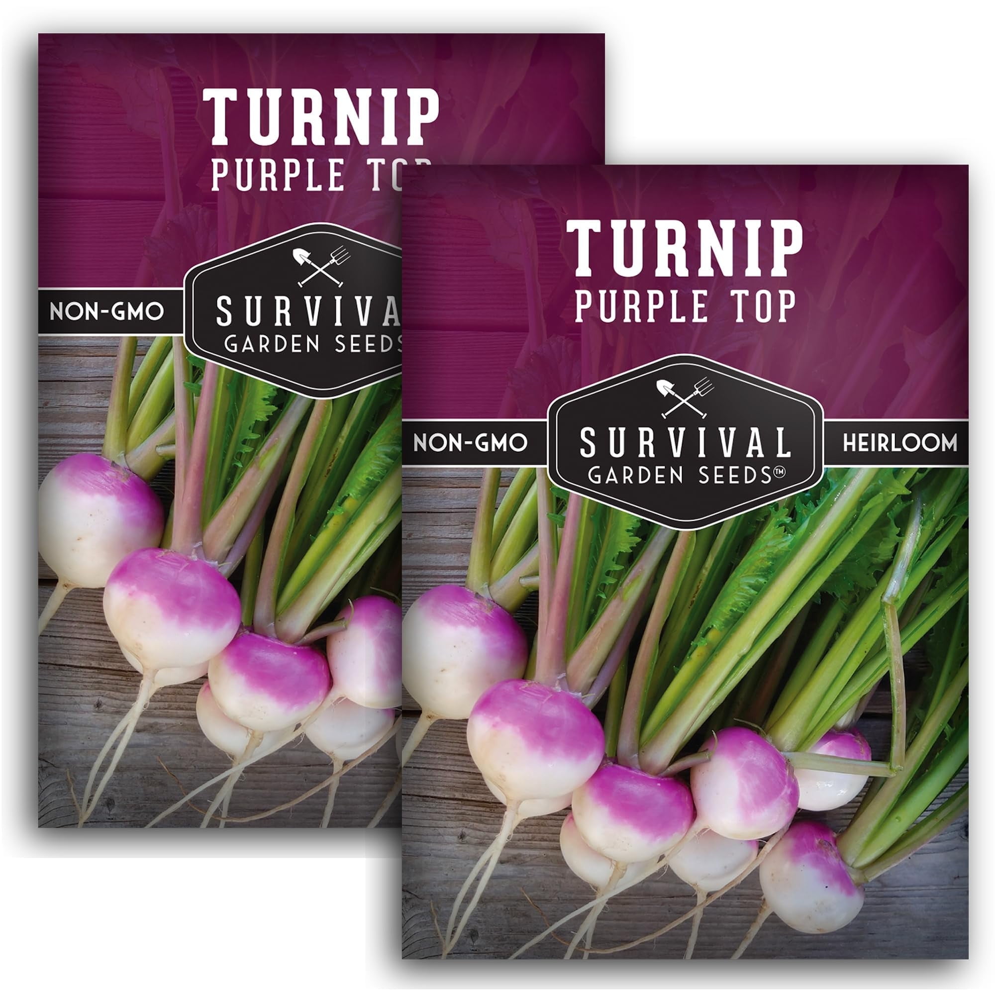 Purple Top Turnip Seeds for Planting | Heirloom Root Vegetable ...