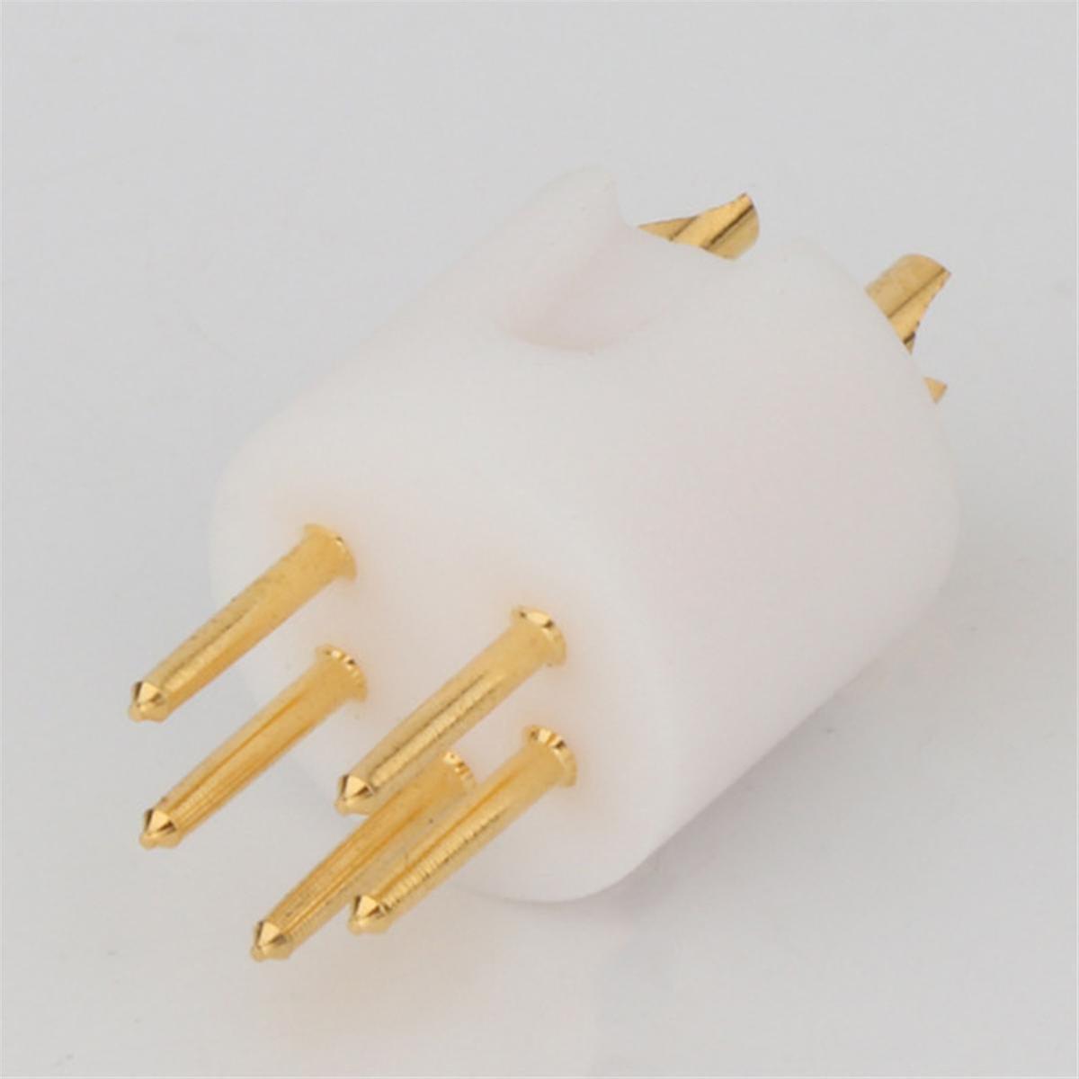 Turnlabe 5Pins M DIN Gold Plated Connector Plug, Turntable Tonearm 5 ...