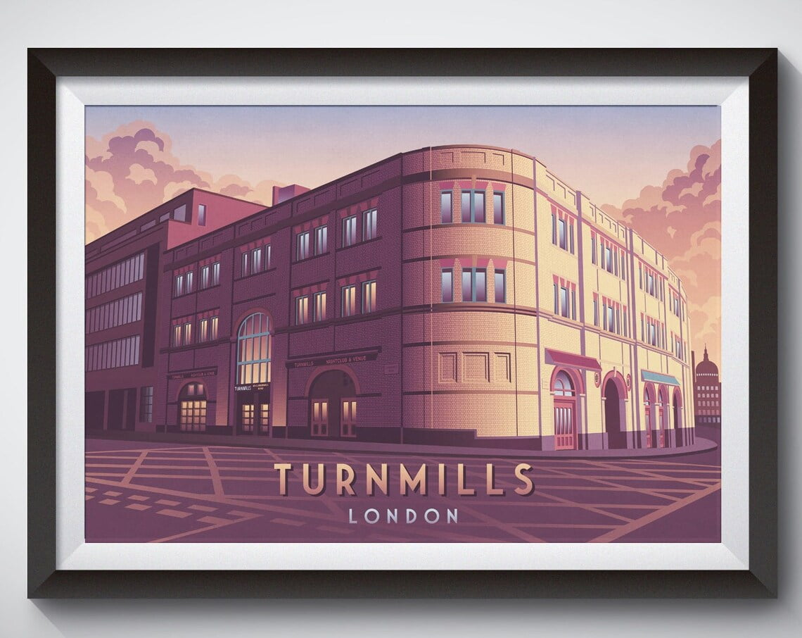 Turnmills London Poster, Turnmills Nightclub, Clerkenwell, Farringdon ...