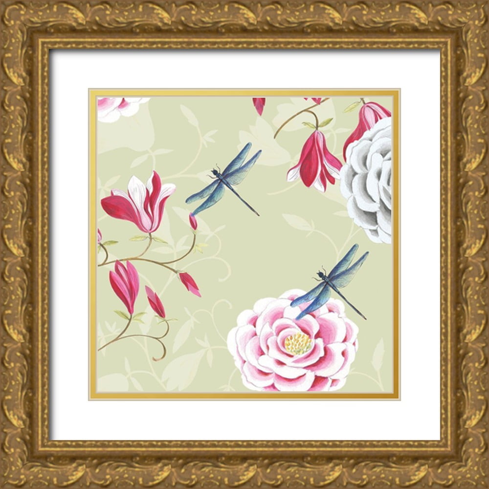 Turnowsky 26x26 Gold Ornate Wood Framed with Double Matting Museum Art ...