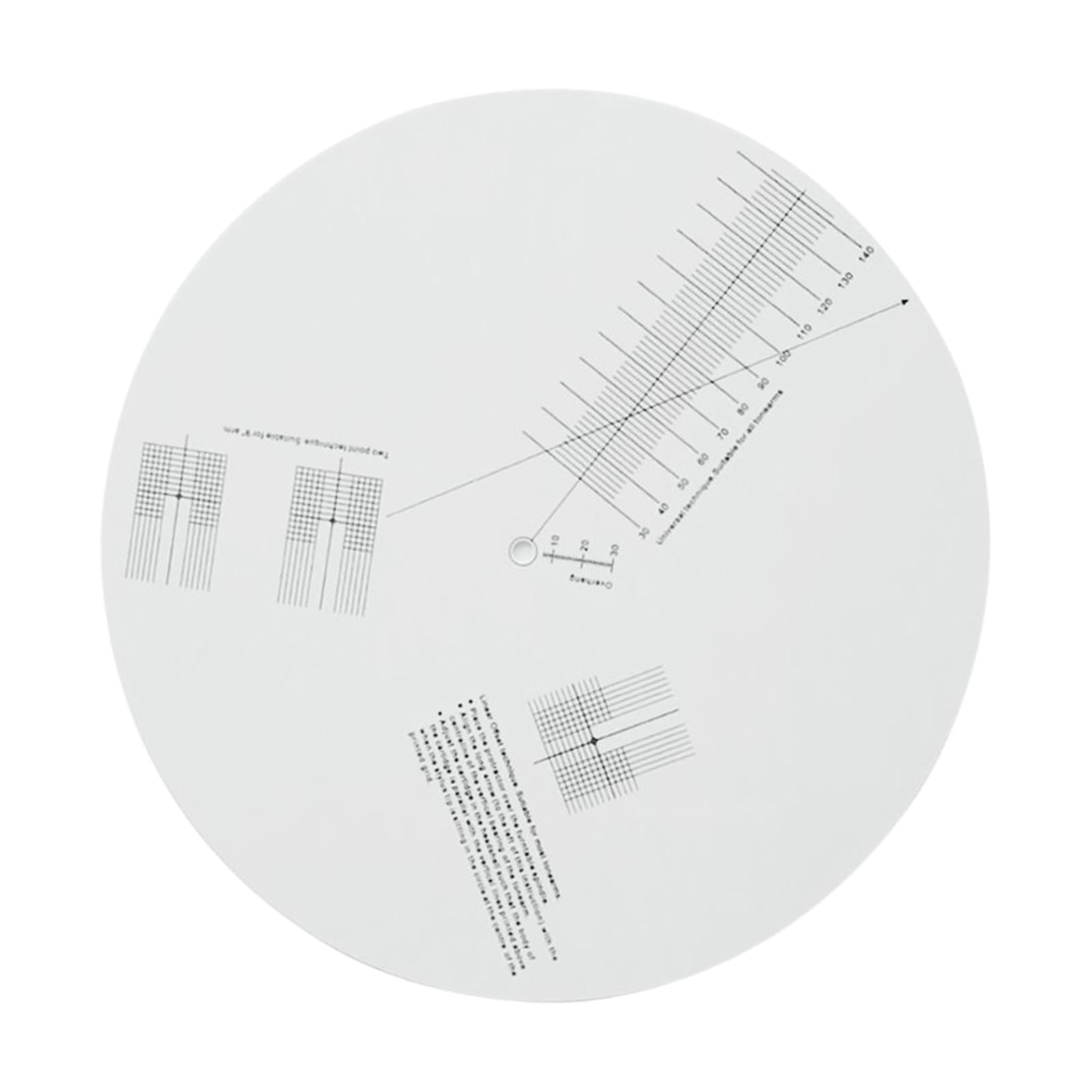 Turntable Alignment Protractor Mat sliding Acrylic Pickup Plate ...