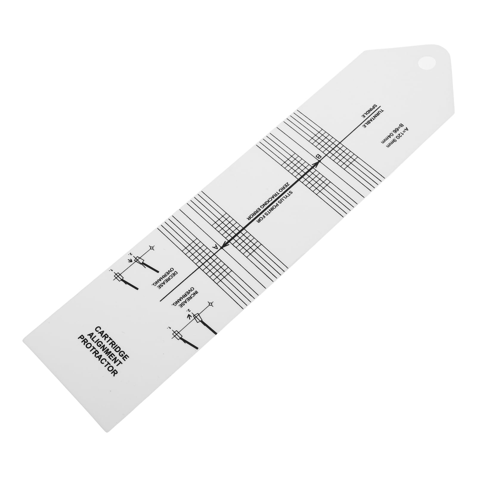 Turntable Alignment Tool Vinyl Record Setup Gauge Phono Calibration ...