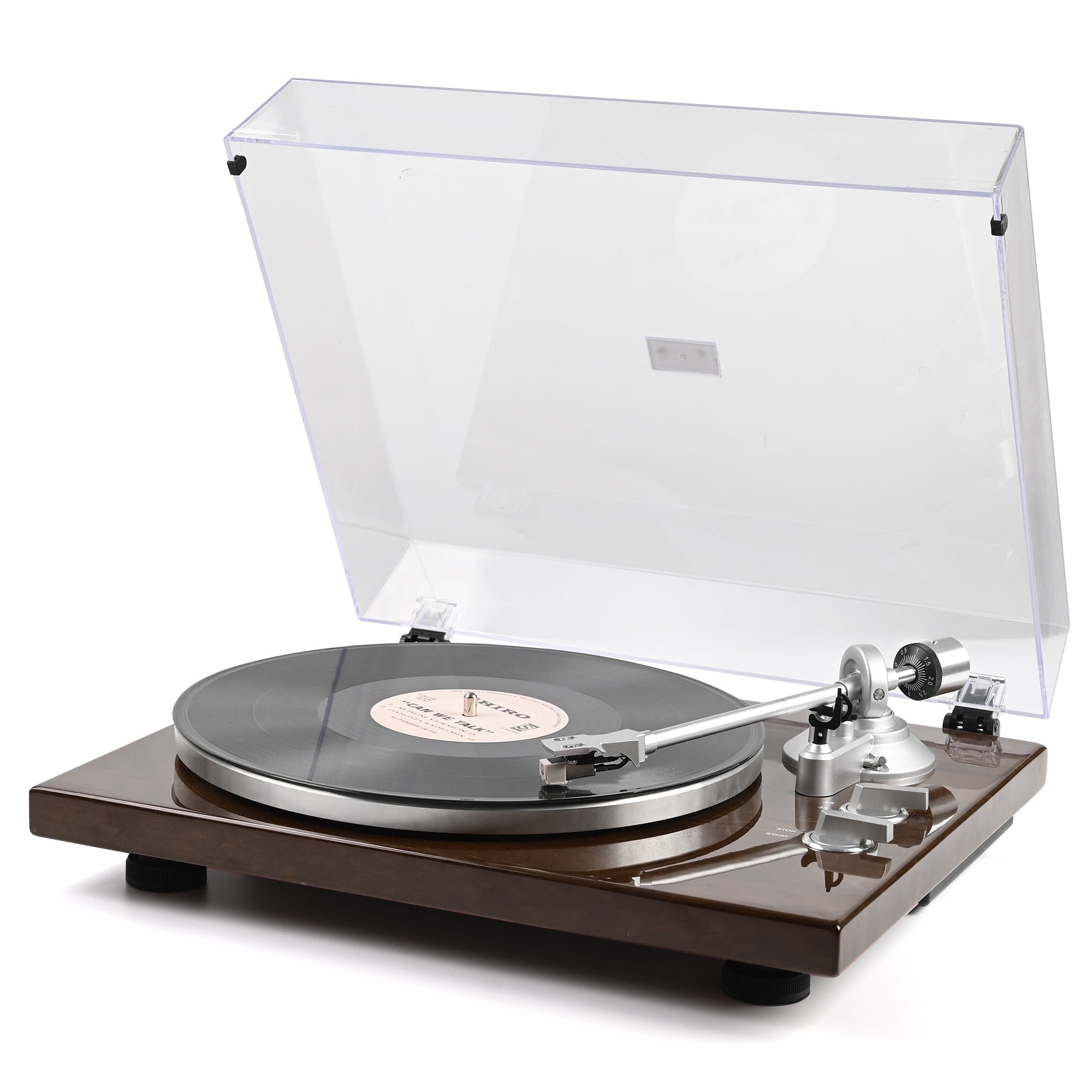 RetroAudio Turntable with Wireless Output Connectivity, Vinyl Player ...