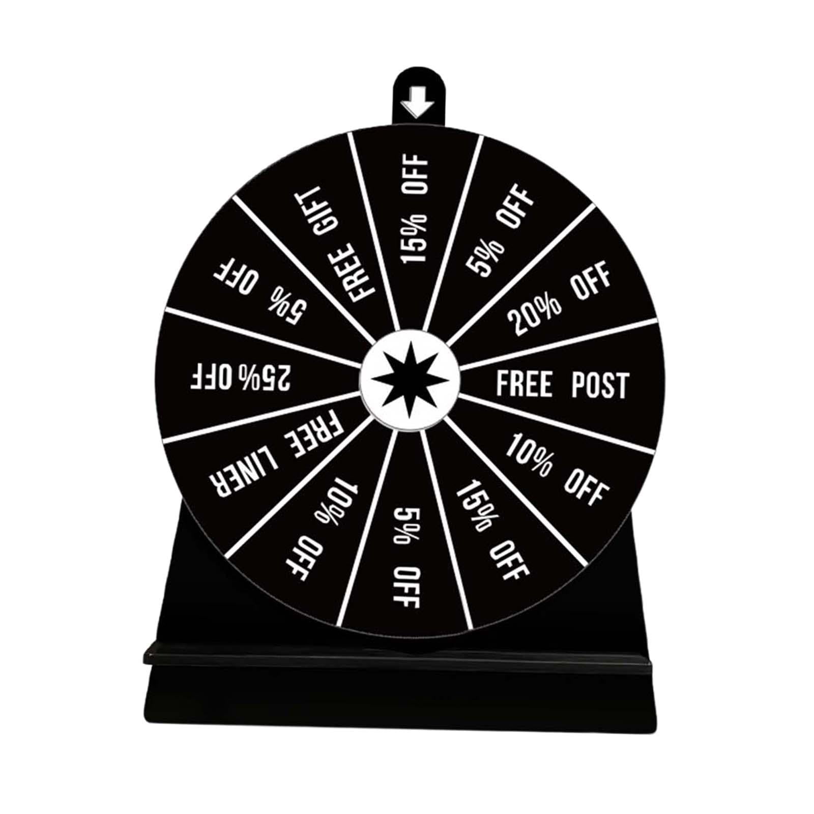 Turntable Game Tabletop Game Acrylic Business Activities 12 Prize Slots ...