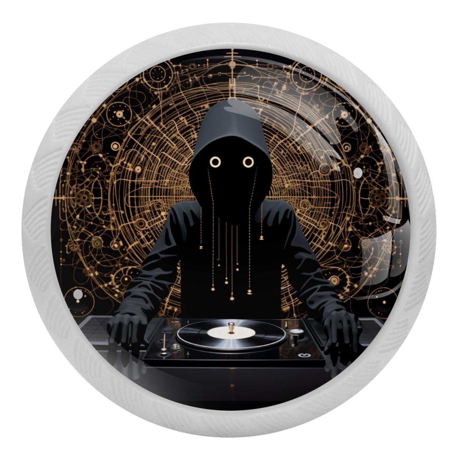 Turntable Glow-in-the-Dark Round Cabinet Knobs - Fluorescent Drawer ...