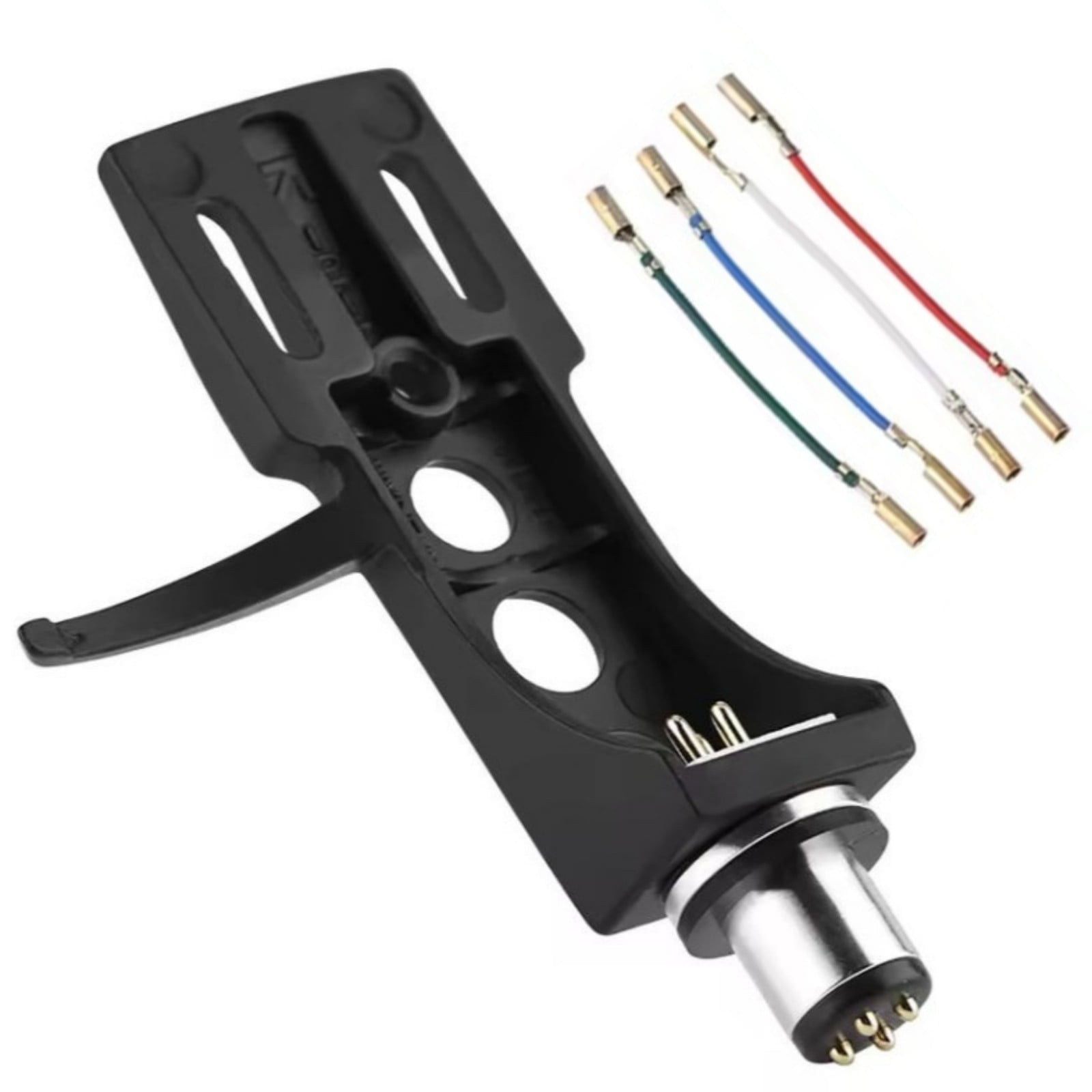 Turntable Headshell with Wires Cartridge Replacement Holder for Record ...