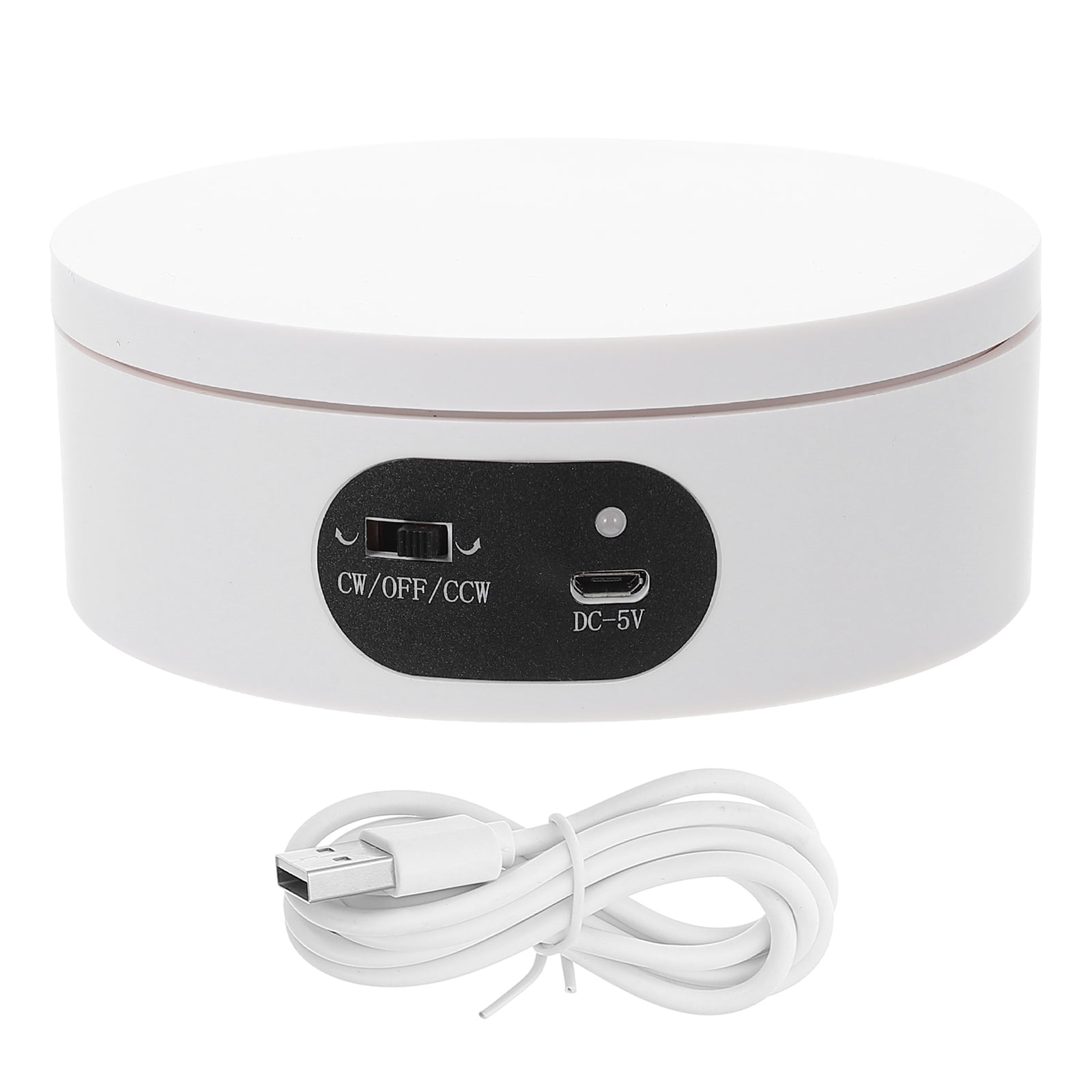 Turntable Jersey Tablet Rotating Display Stand Electronic Gadgets White ...