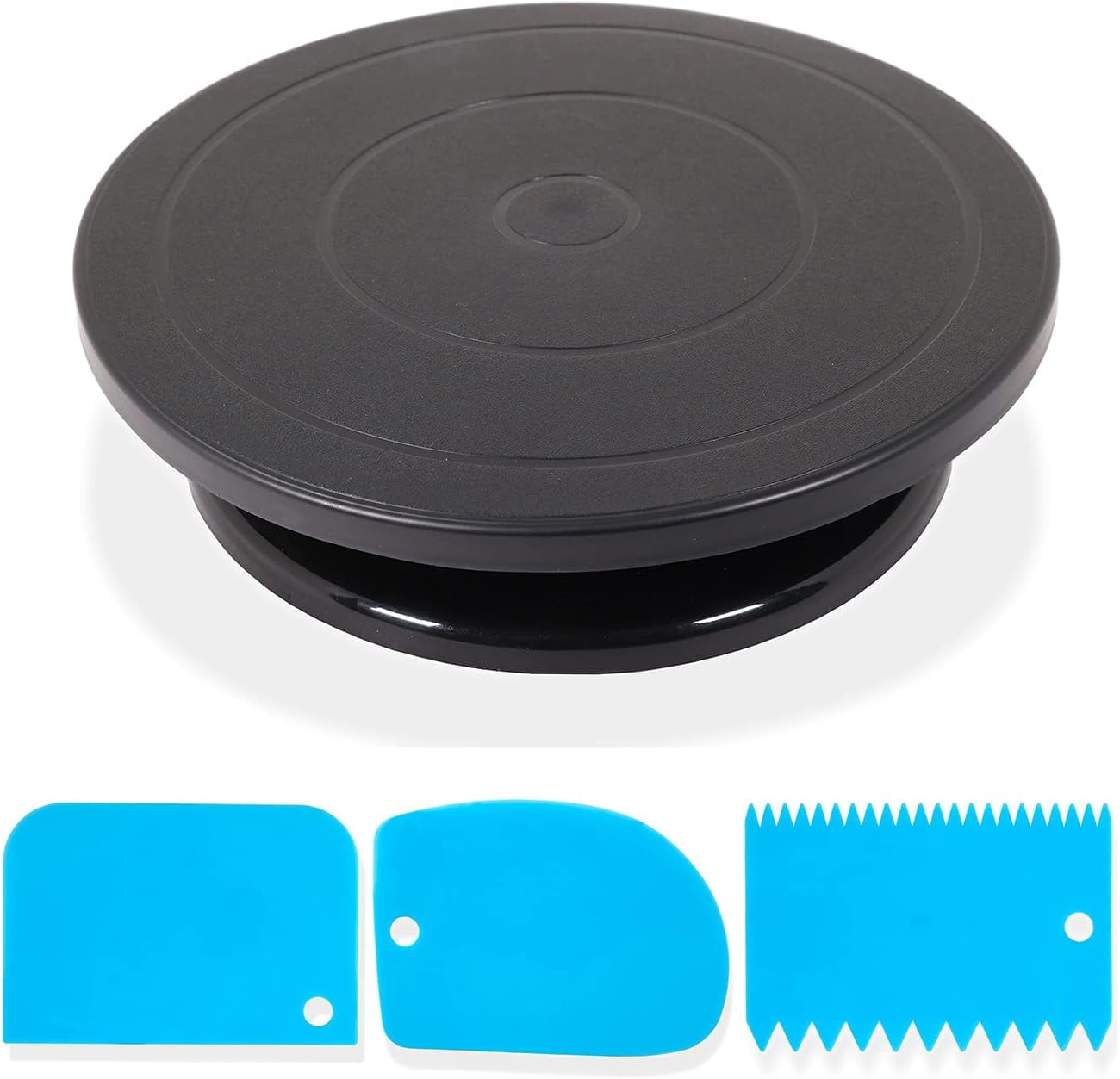 Turntable Manually rotates,Rotating Platform Includes 3 Scraping ...