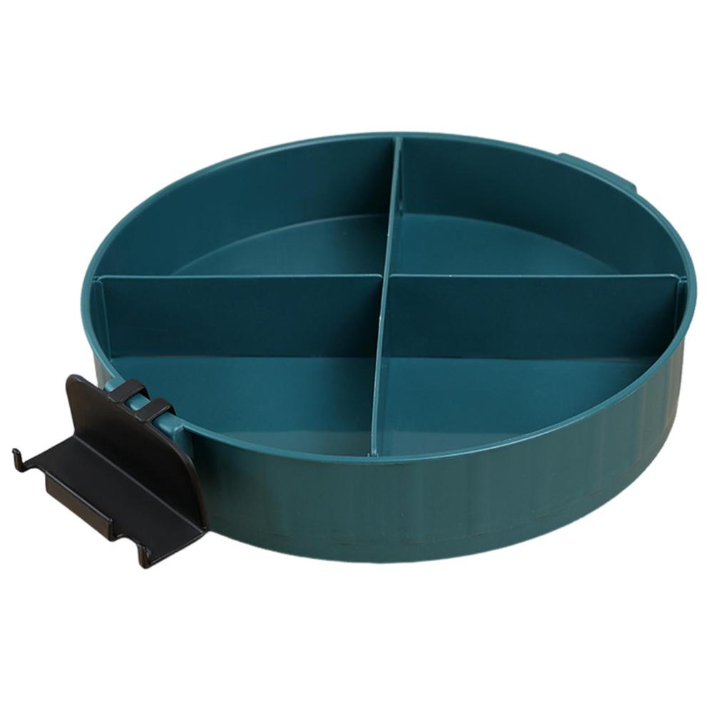 Turntable Organizer | 4 Compartments 360 Degree Rotating Snack Spinner ...