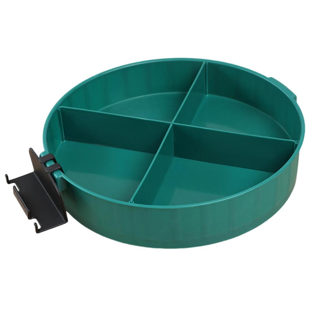 Turntable Organizer | 4 Compartments 360 Degree Rotating Snack Spinner ...