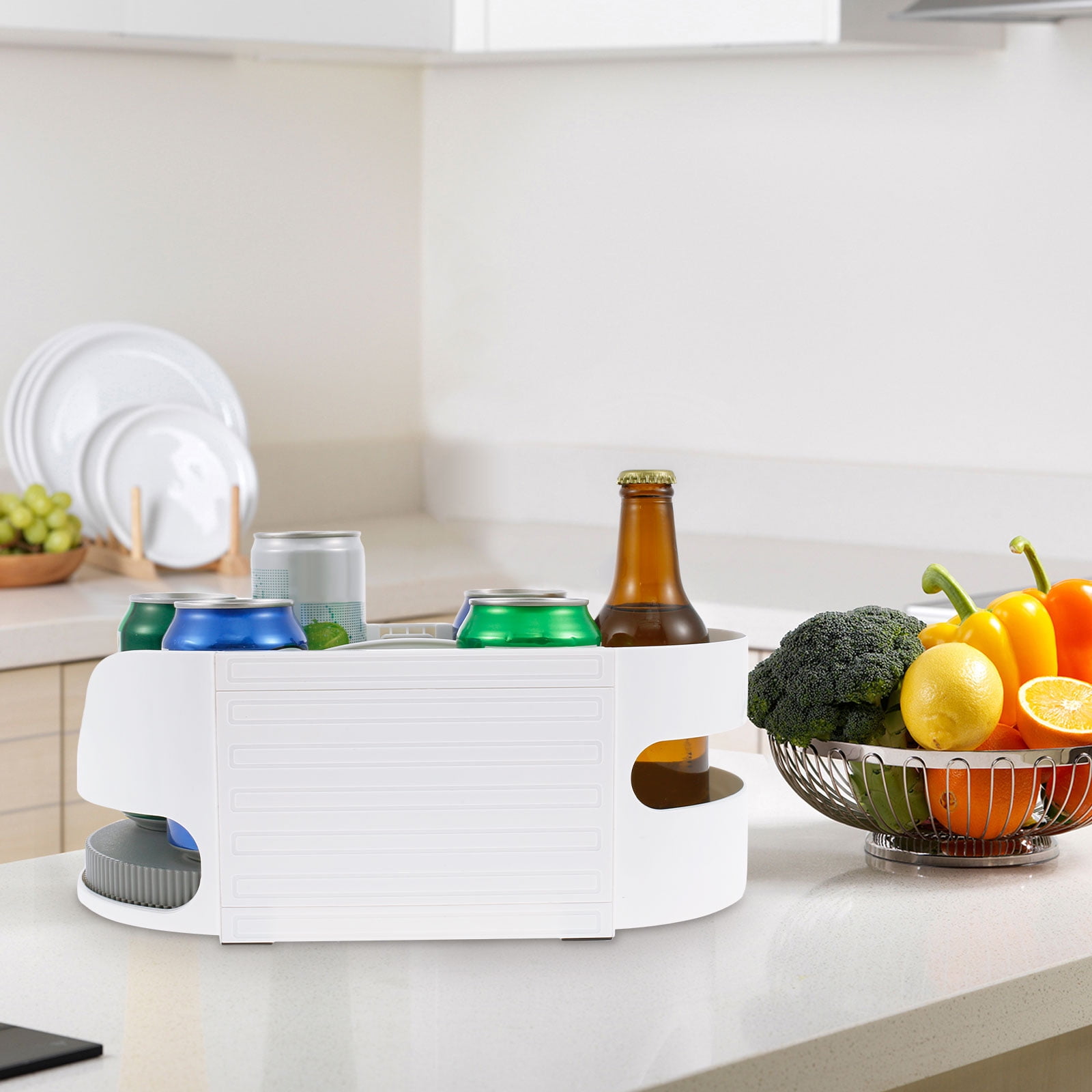 Turntable Organizer Large Capacity Rotating Spice Rack Stable Pantry ...