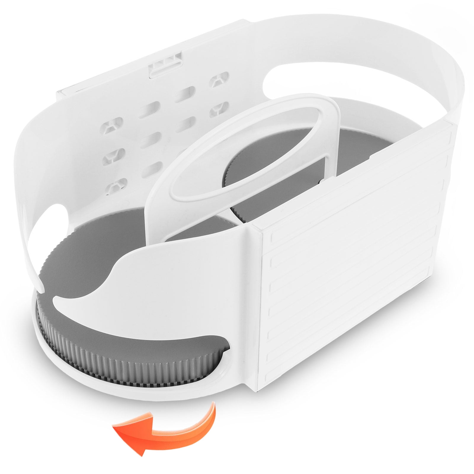 Turntable Organizer Large Capacity Rotating Spice Rack Stable Pantry ...