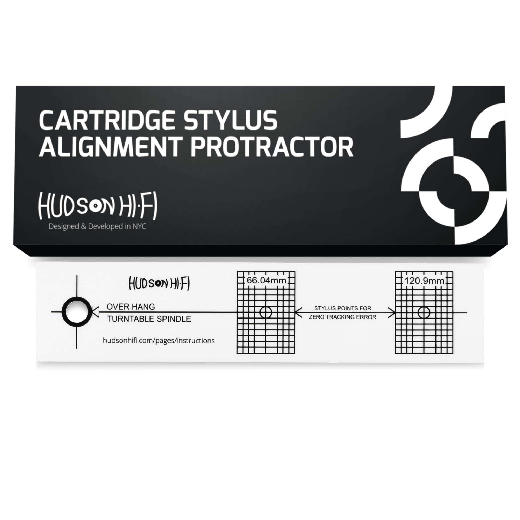 Turntable Phonograph LP Phono Cartridge Stylus Alignment Protractor ...