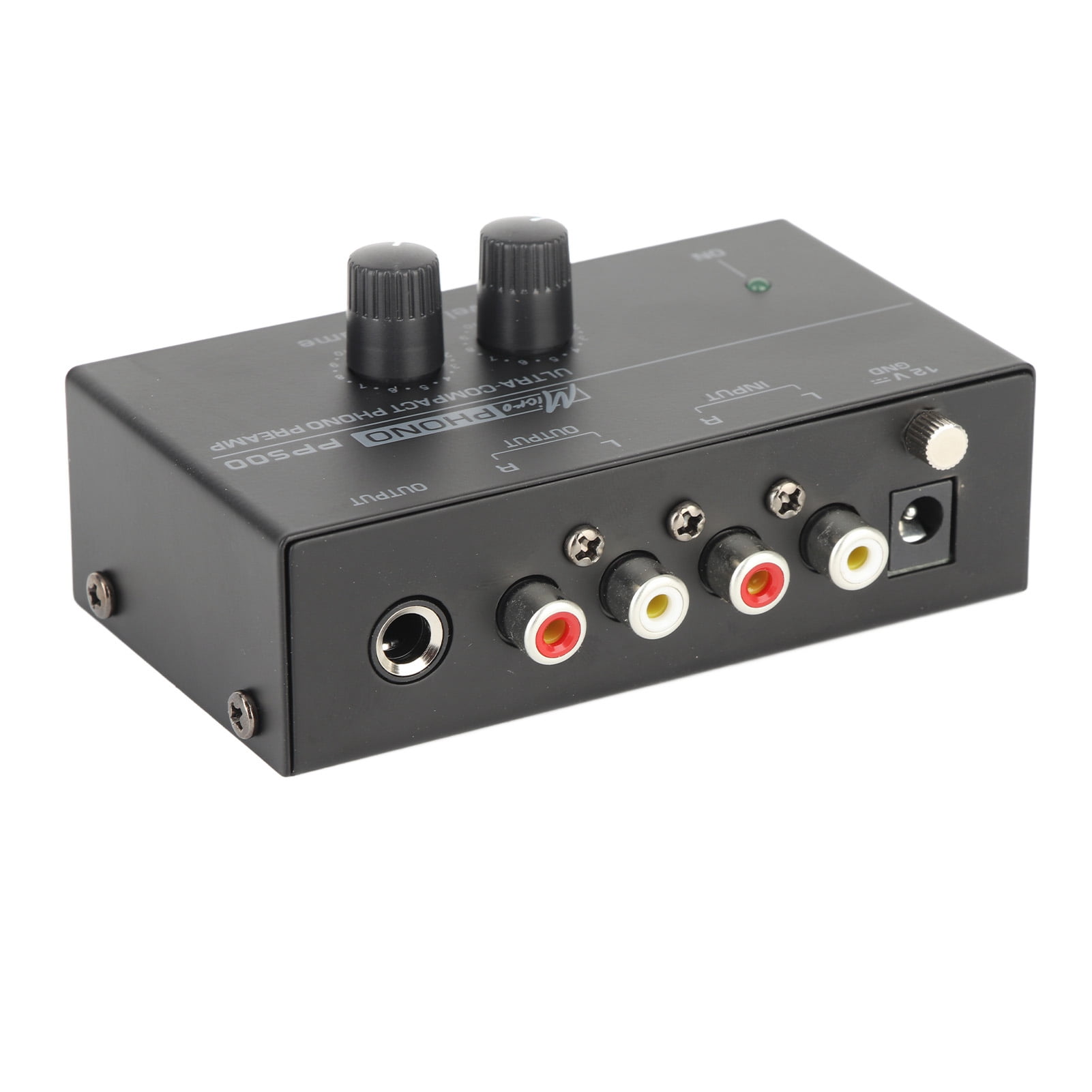 Turntable Preamp Converts Phono To Line Level, Low Noise, Gold Connectors, Adjustable Gain ...