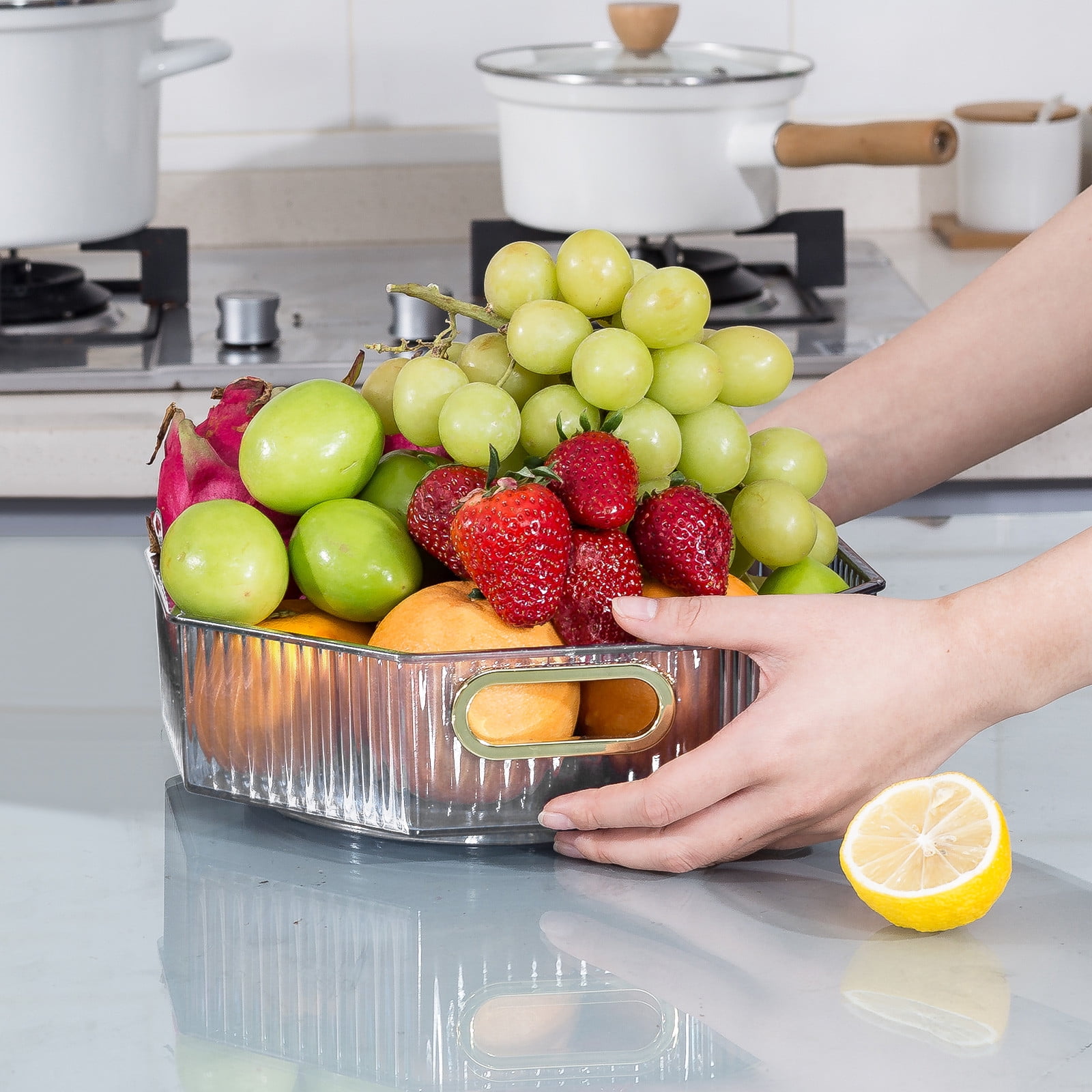 Turntable Storage Rack, 360 Degree Rotating Spice Rack, Inch ...