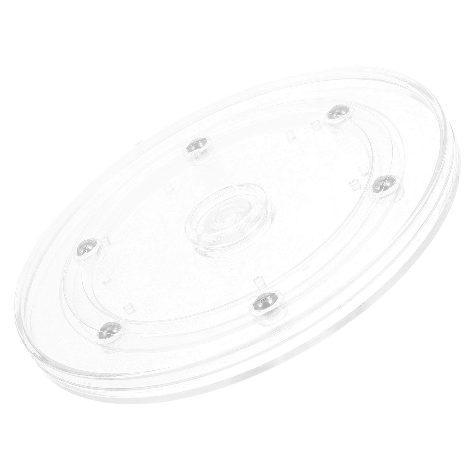 Turntable Swivel Stand Ball Bearings Round Rotating Trays Acrylic Base ...