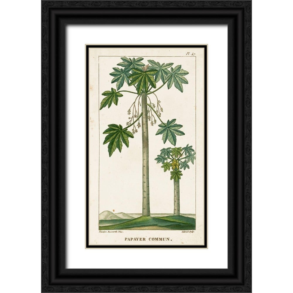 Turpin 10x14 Black Ornate Wood Framed with Double Matting Museum Art ...