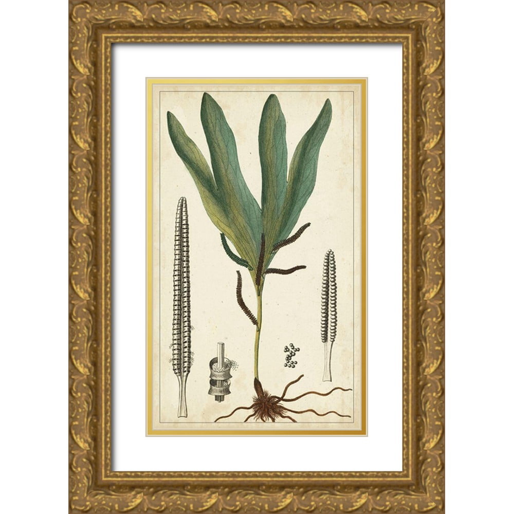 Turpin 10x14 Gold Ornate Wood Framed with Double Matting Museum Art ...