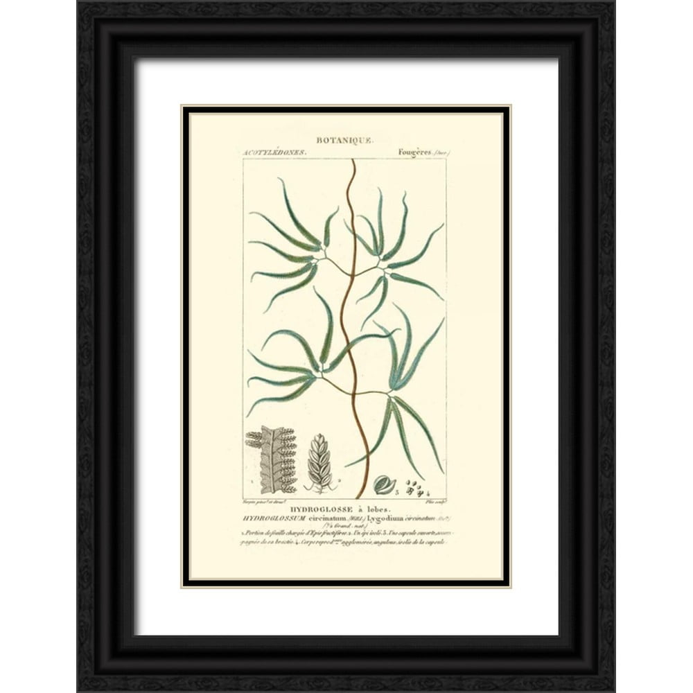 Turpin 11x14 Black Ornate Wood Framed with Double Matting Museum Art ...