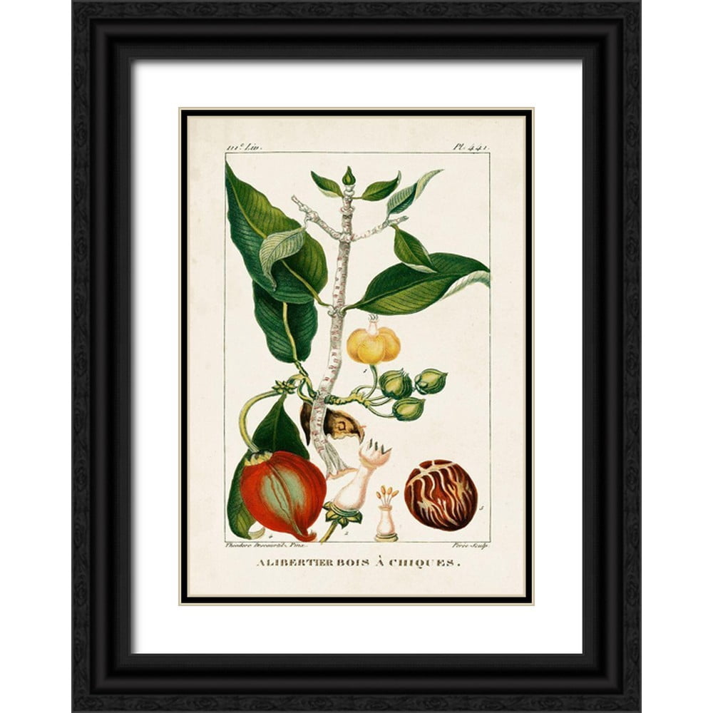 Turpin 11x14 Black Ornate Wood Framed with Double Matting Museum Art ...