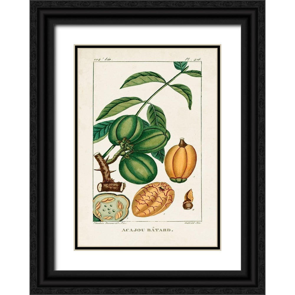 Turpin 14x18 Black Ornate Wood Framed with Double Matting Museum Art ...