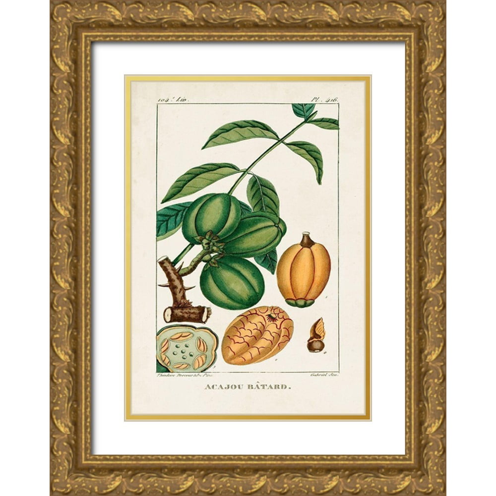 Turpin 14x18 Gold Ornate Wood Framed with Double Matting Museum Art ...