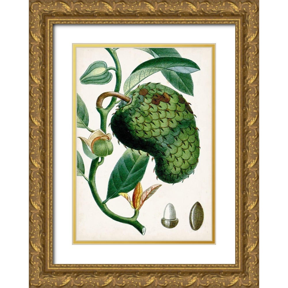 Turpin 14x18 Gold Ornate Wood Framed with Double Matting Museum Art ...