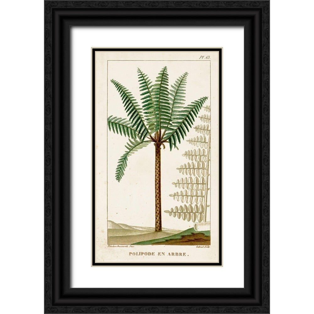 Turpin 20x32 Black Ornate Wood Framed with Double Matting Museum Art ...