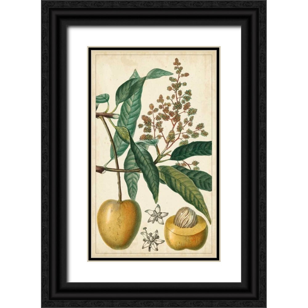 Turpin 21x32 Black Ornate Wood Framed with Double Matting Museum Art ...