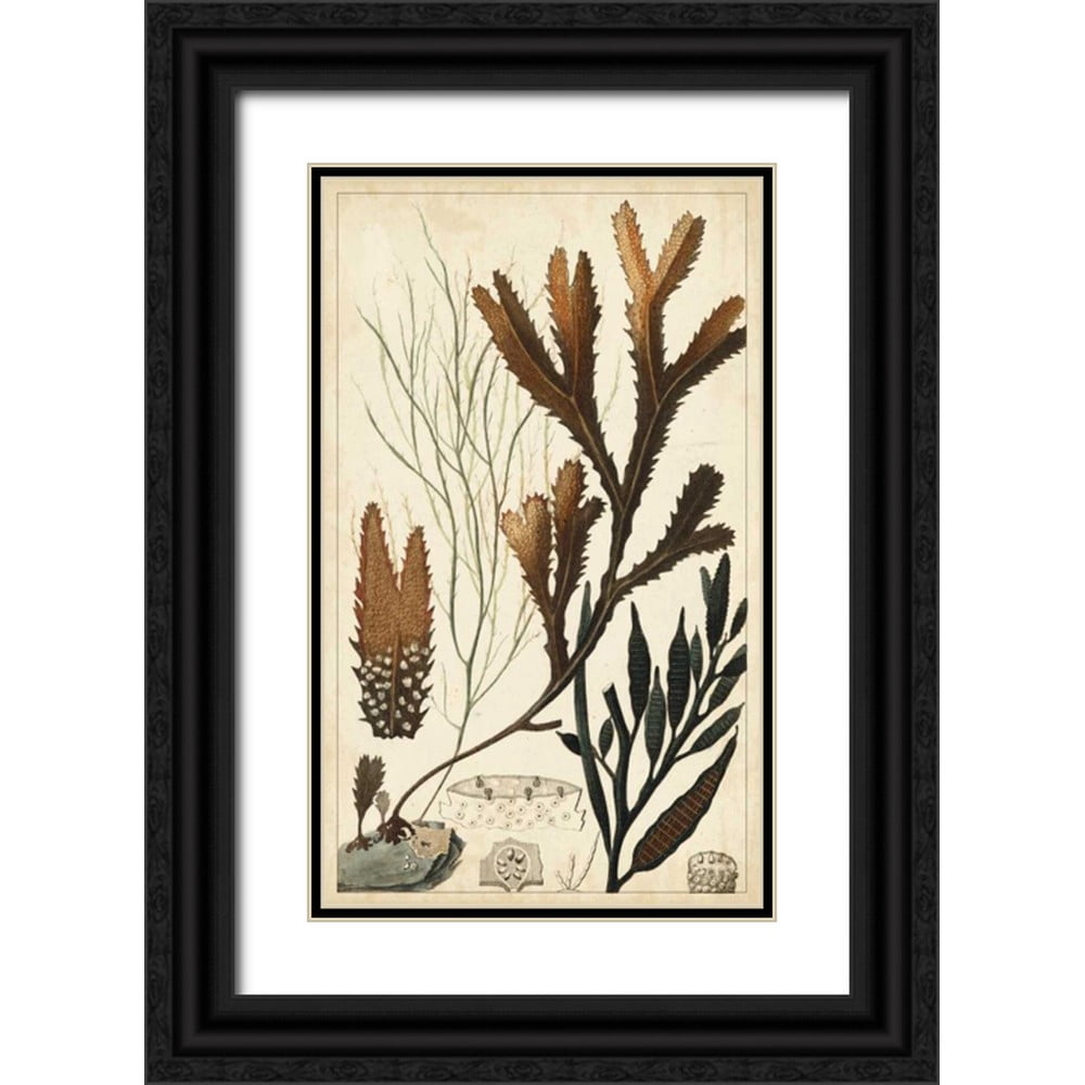 Turpin 21x32 Black Ornate Wood Framed with Double Matting Museum Art ...