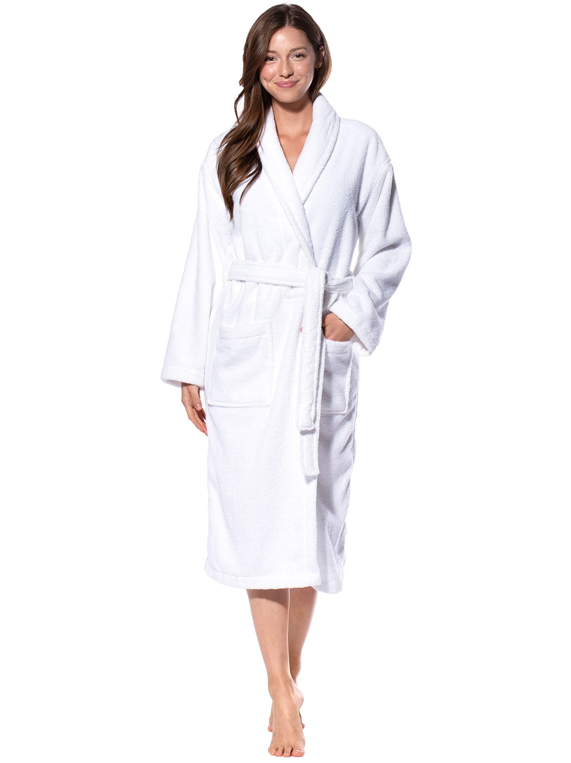 Turquaz Linen 100% Turkish Cotton White Heavy Weight Hooded Terry ...