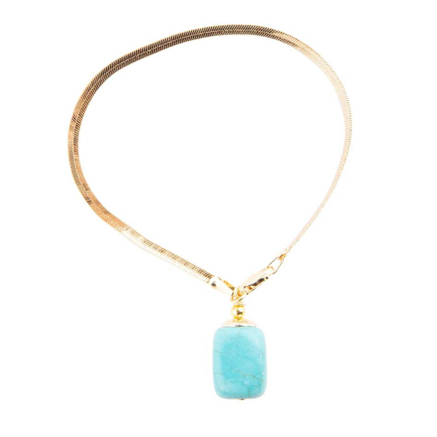 Turquoise Baron Snake Chain Bracelet - Walmart.com