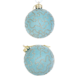 Turquoise Christmas Ornaments