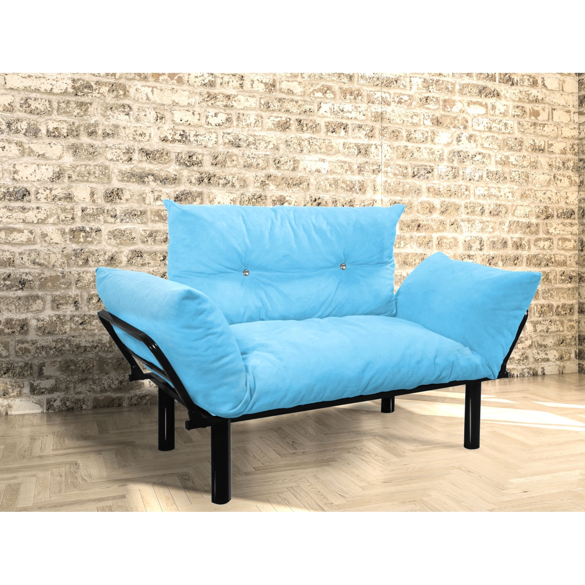 Turquoise Love Seat - Compact Couch For Small Living Spaces & Bedrooms ...