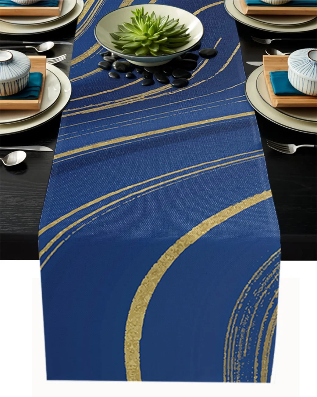 Turquoise Marble Lattice Table Runner Luxury Home Dining Table Coffee ...