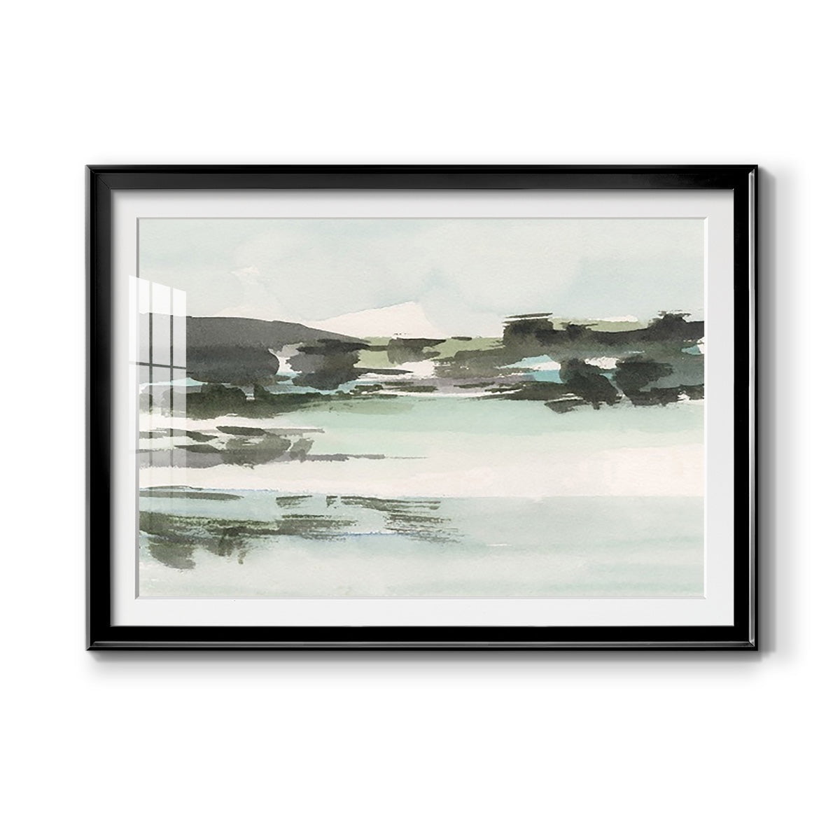 Turquoise Marsh II Premium Framed Print - Ready to Hang - Walmart.com