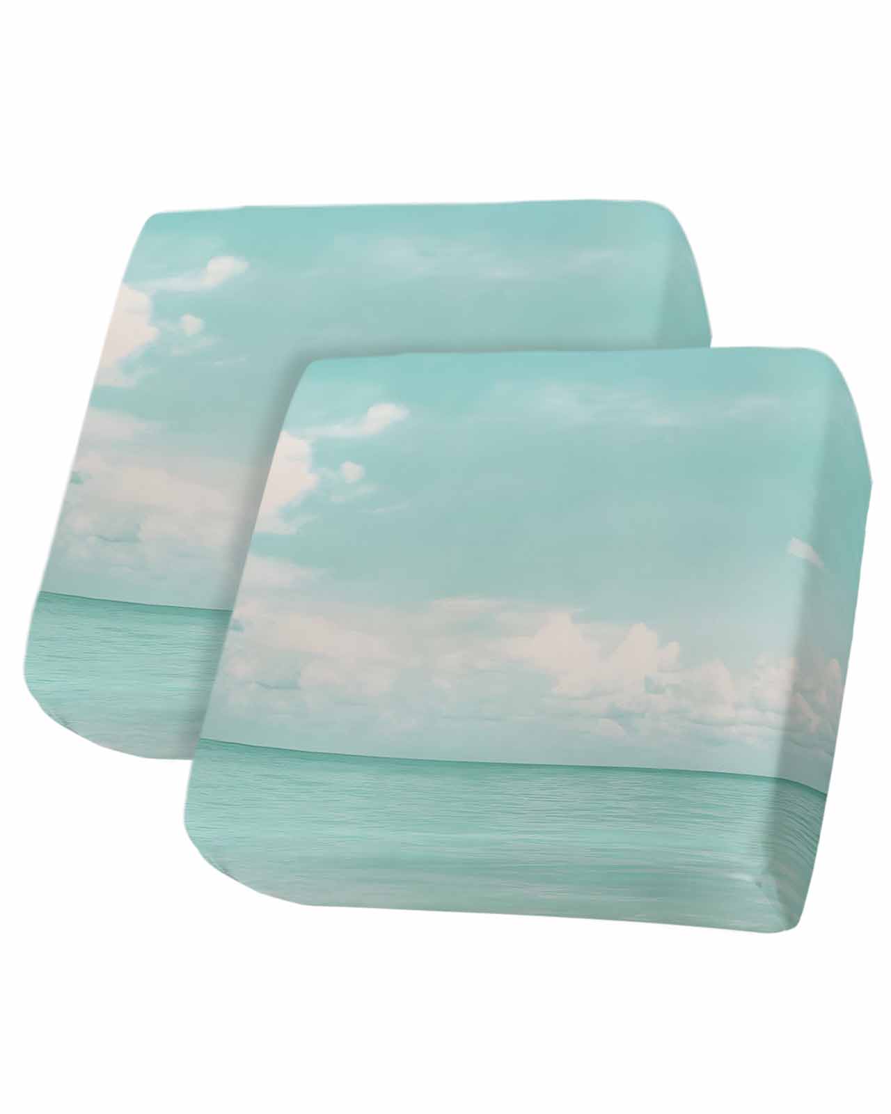 Turquoise Ocean Sofa Couch Cushion Covers Washable, Removable ...