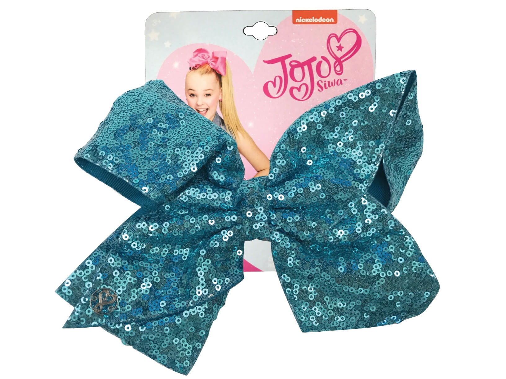 Turquoise Sequin Hair Bow - Walmart.com
