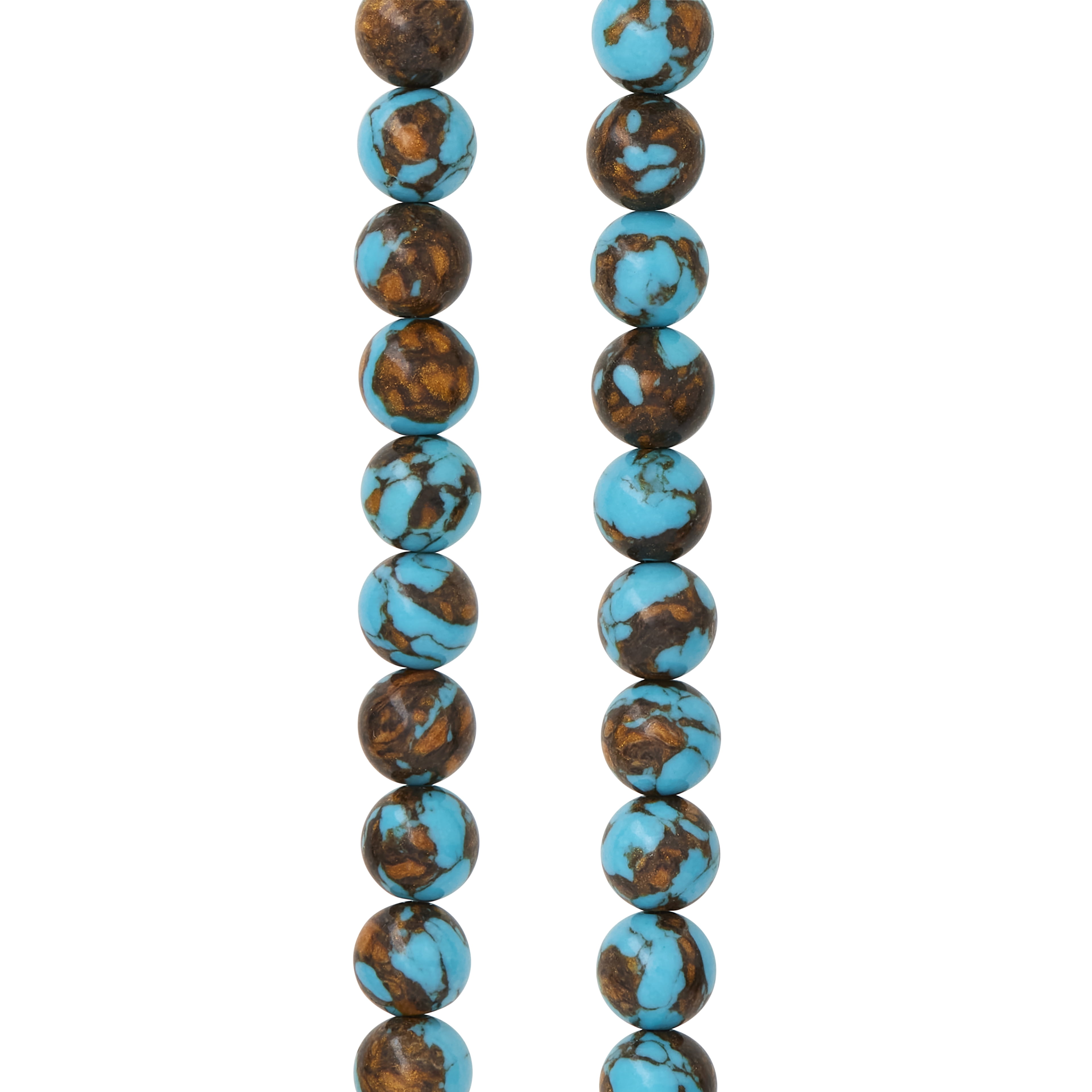Turquoise Siderolite Round Beads - 8mm by Bead Landing™ - Walmart.com