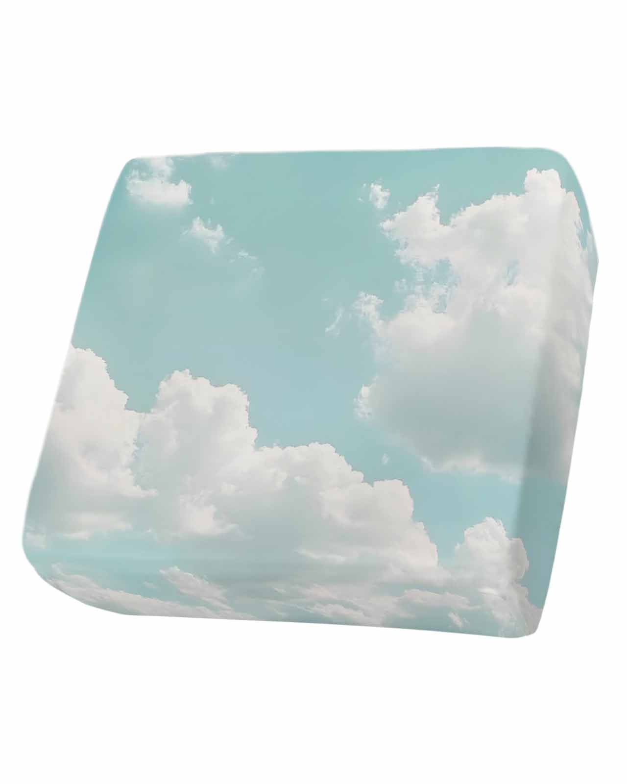 Turquoise Sky Sofa Couch Cushion Covers Washable, Removable Stretchable ...