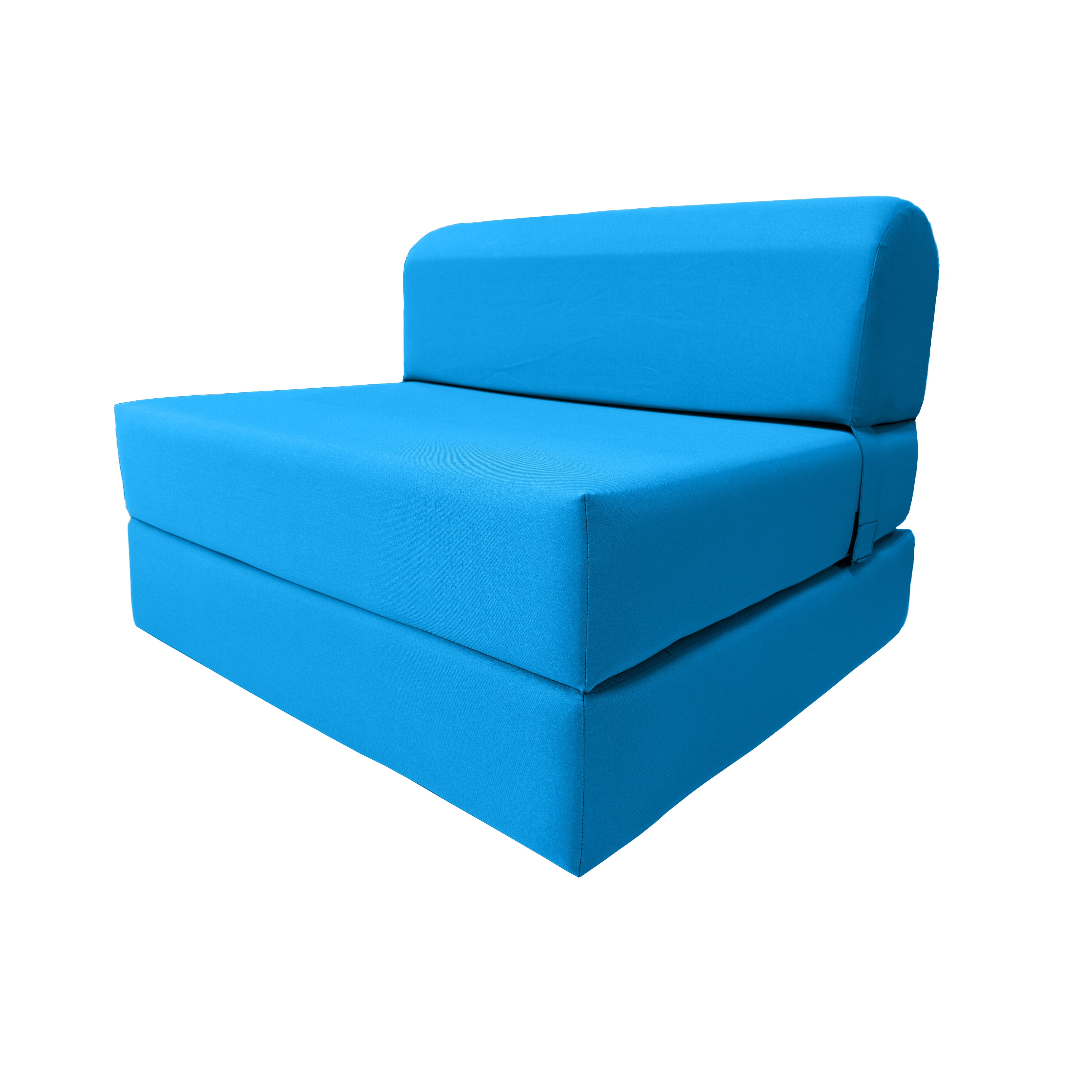 Turquoise Sleeper Chair Folding Foam Beds, Portable Studio Sofa Guest ...