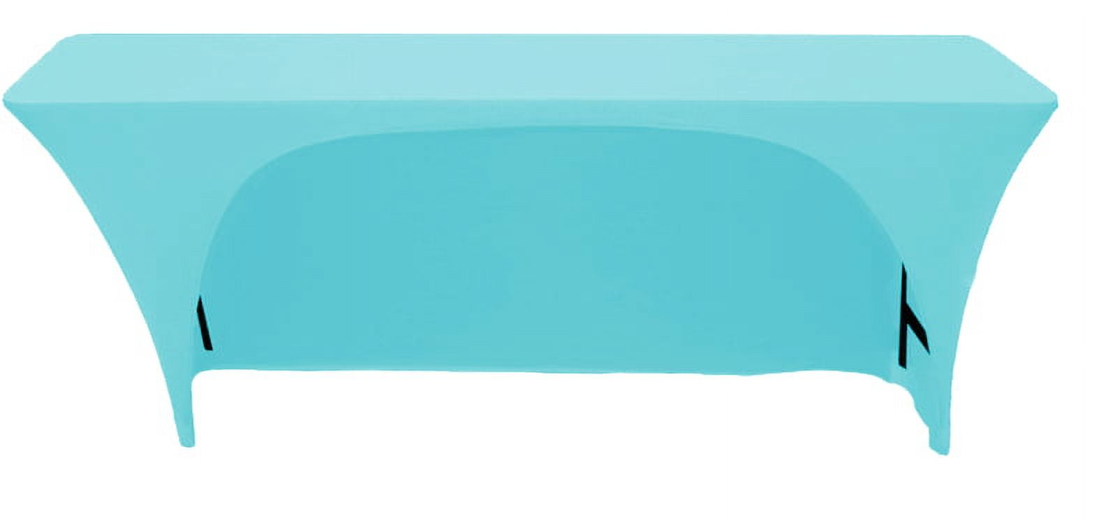 Turquoise Spandex 6 Foot x 18 Inches - Narrow Classroom Open Back ...