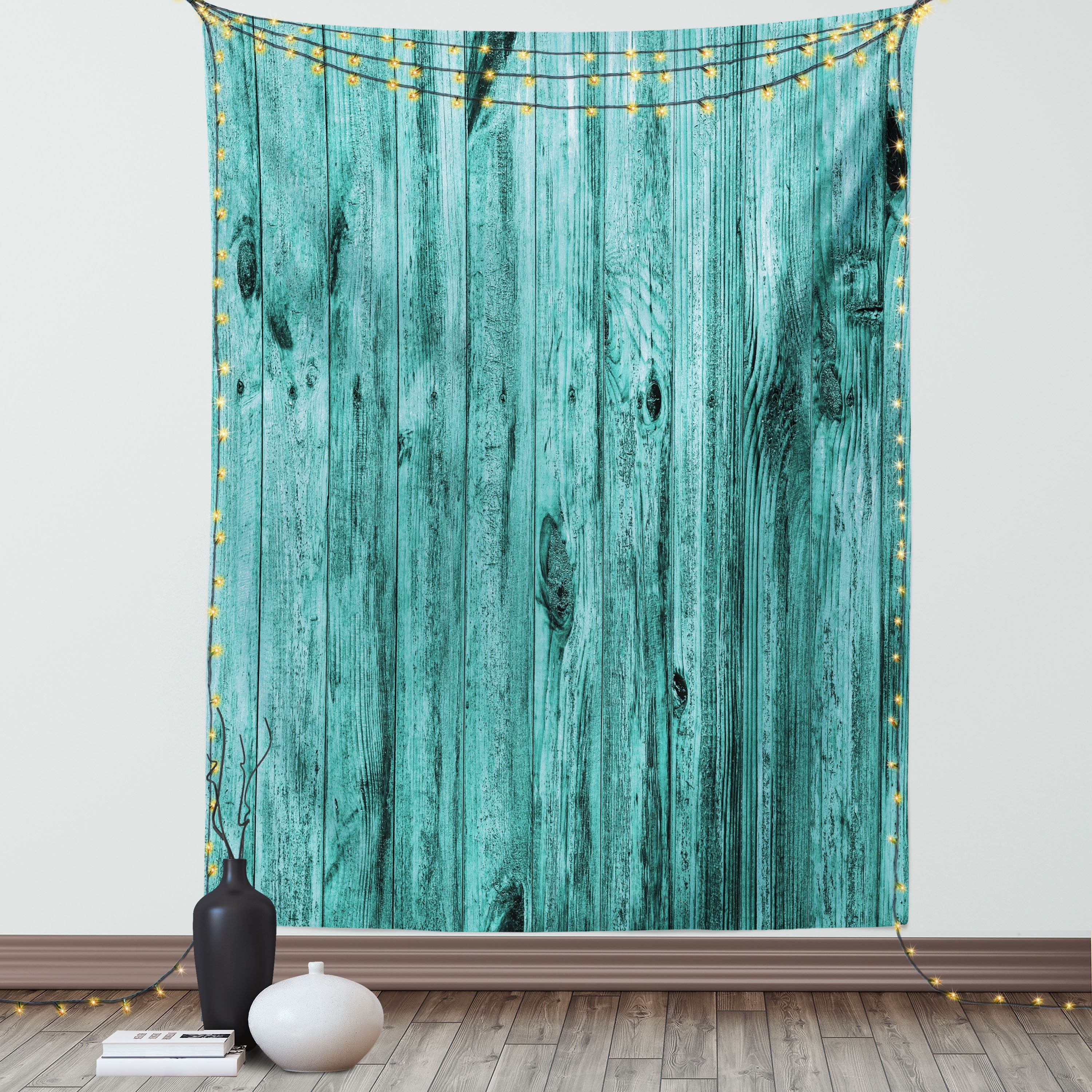 Turquoise Tapestry, Wall of Turquoise Wooden Texture Background and ...