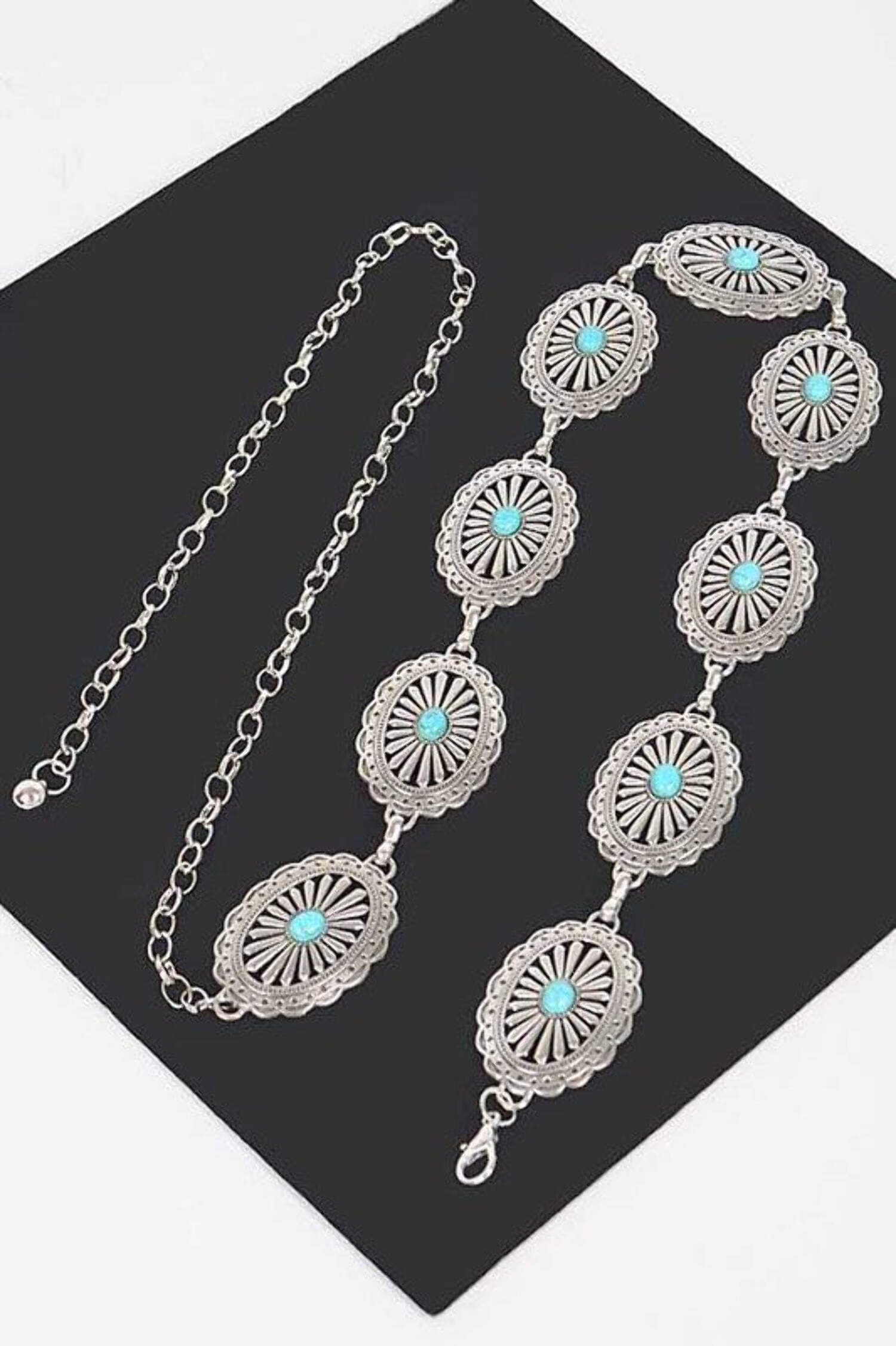 Turquoise Western Chain Belt - Walmart.com