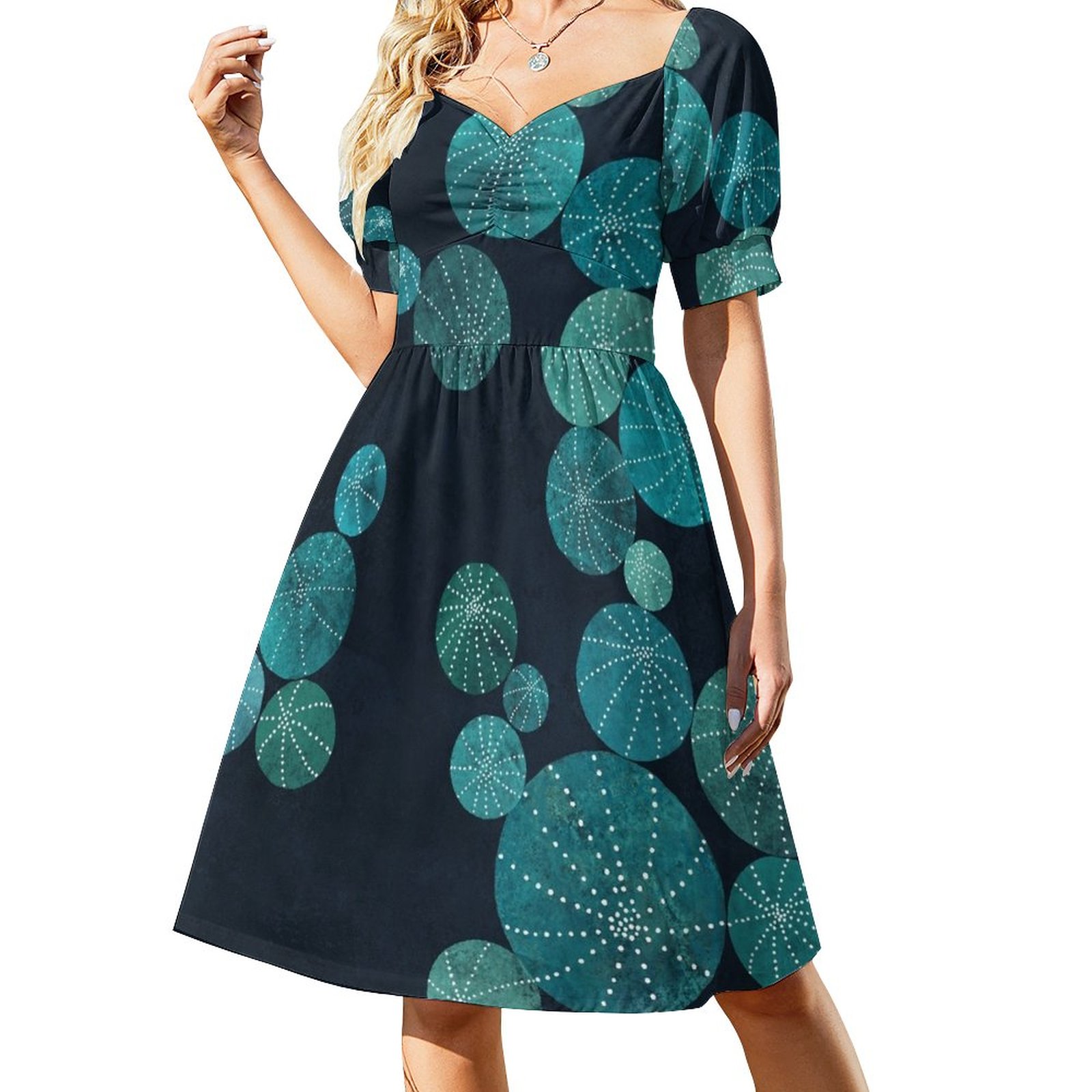 Turquoise cactus field Sleeveless Dress birthday dress women's evening ...