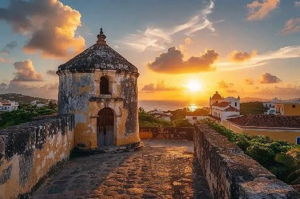 Turret Along Old san Juan Wall in Puerto rico Old Town Jigsaw Puzzles ...