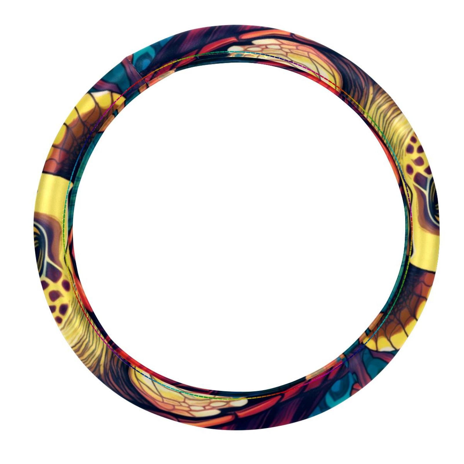 Turtle 14.5 Inch Printing PVC Leather Car Wheel Covers Auto Accessories ...