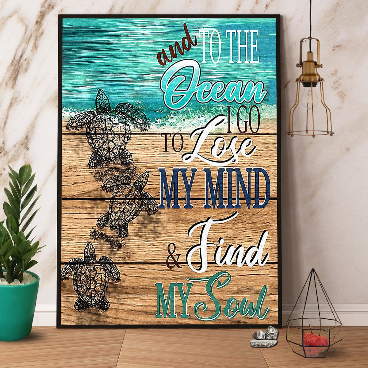 Turtle And To The Ocean I Go To Lose My Mind & Find My Soul Paper ...